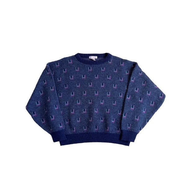 Sweaters | Funky 8s Vintage Made In Italy Sweater | Poshmark